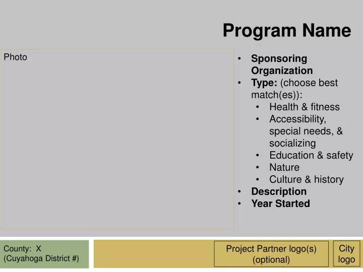 PPT - Program Name PowerPoint Presentation, free download - ID:2485509