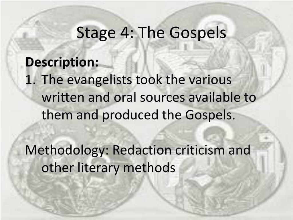 PPT - THE STAGES OF GOSPEL TRADITION PowerPoint Presentation, free ...