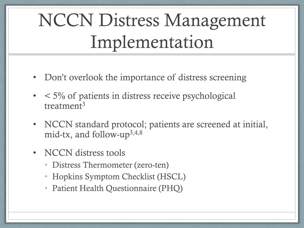PPT - Radiation Therapist Role in Distress Screening for Cancer ...