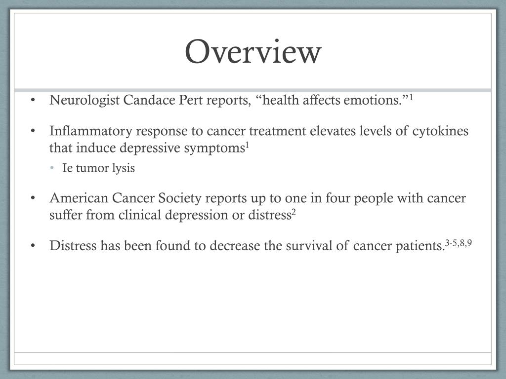 PPT - Radiation Therapist Role in Distress Screening for Cancer ...