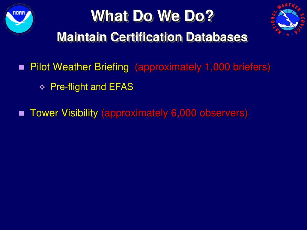 PPT - National Weather Service FAA Academy Oklahoma City, OK PowerPoint ...