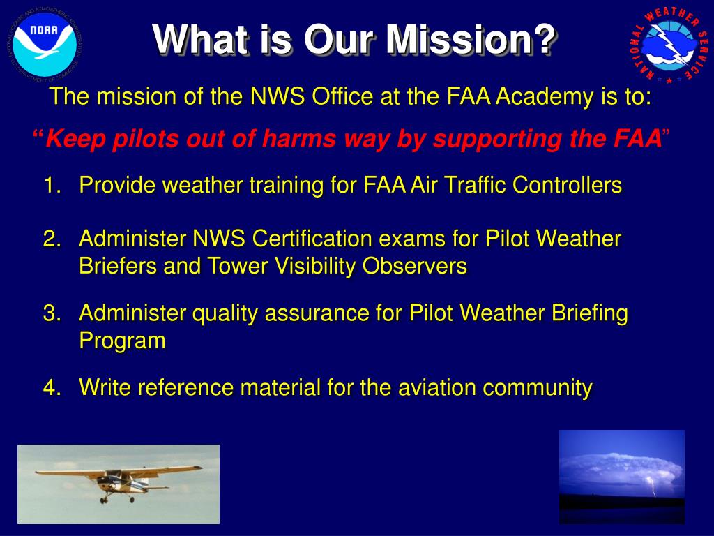 PPT - National Weather Service FAA Academy Oklahoma City, OK PowerPoint ...