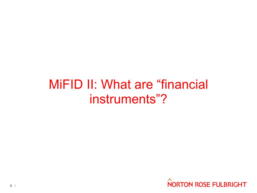 PPT - Seventh Annual MIG seminar: The Impact of MiFID II and EMIR on ...