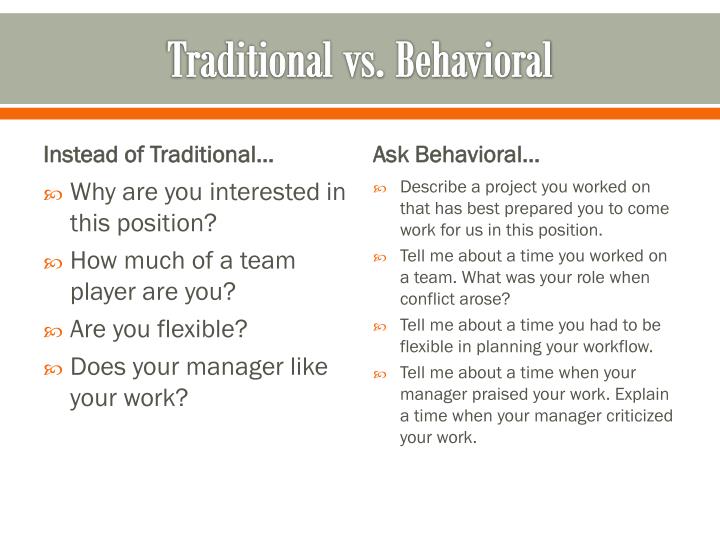 PPT - Behavioral Interviewing Workshop PowerPoint Presentation - ID:2486937