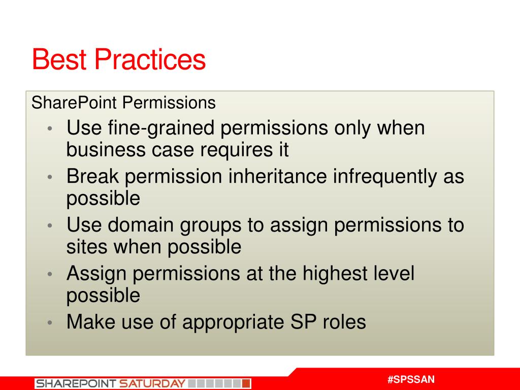 PPT - Best Practices for managing SharePoint permission Levels ... PPT - Best Practices for managing SharePoint permission Levels ...