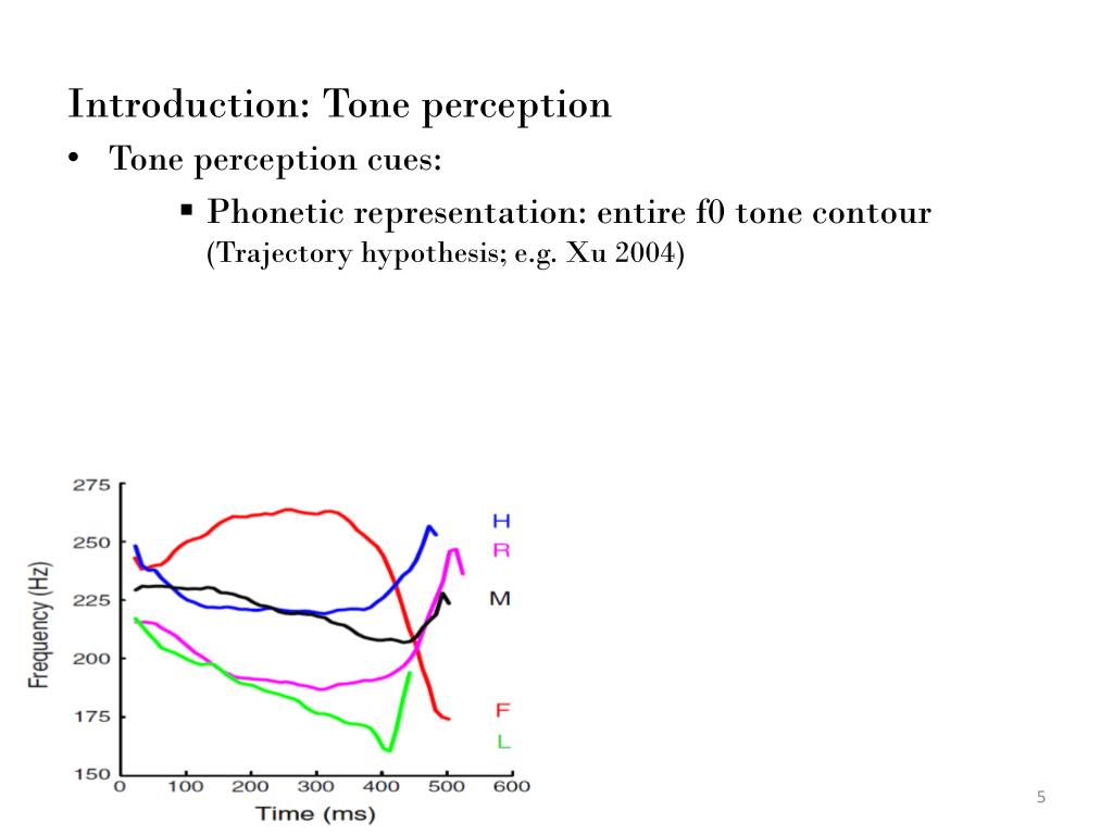 PPT - Phonology and phonetics of tone perception PowerPoint ...