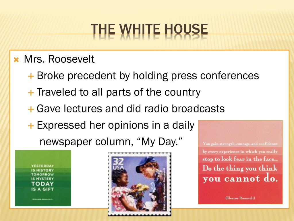 PPT - Eleanor Roosevelt “First Lady of the World” PowerPoint ...