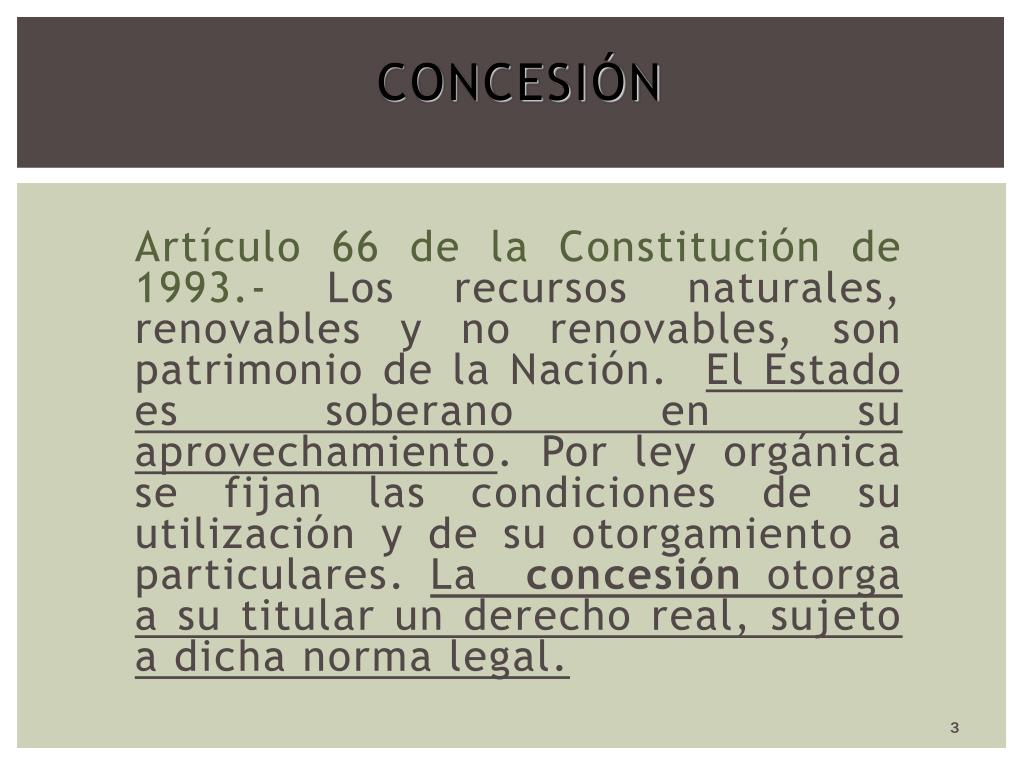 PPT - EFECTOS JURÍDICOS DE LAS CONCESIONES MINERAS PowerPoint ...