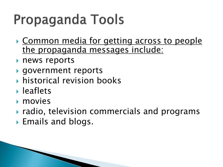PPT - Propaganda PowerPoint Presentation - ID:2489944