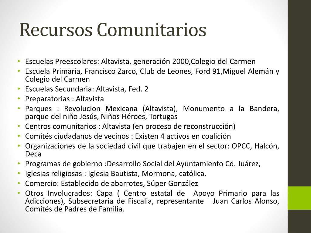PPT - Coalición Comunitaria “ Altavista ” PowerPoint Presentation - ID ...