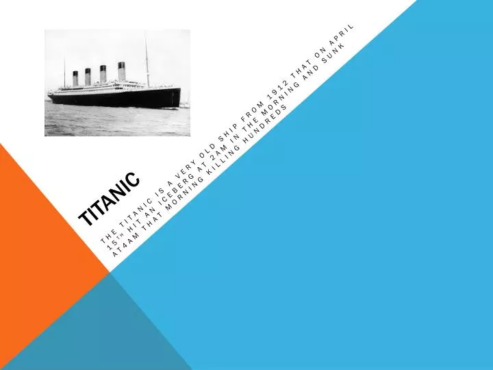 PPT - TITANIC PowerPoint Presentation, free download - ID:2490030