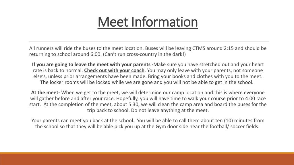 PPT - Cross Timbers Middle School Athletics Meeting PowerPoint ...