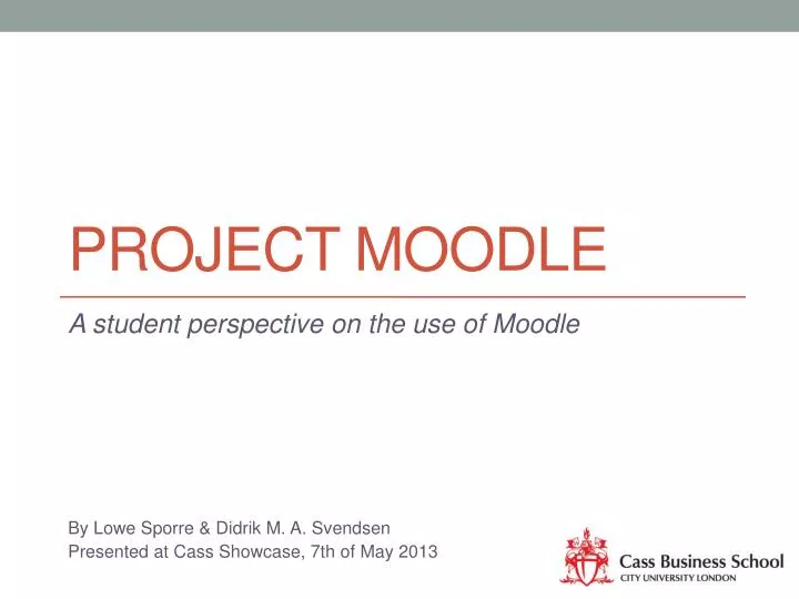 PPT - Project moodle PowerPoint Presentation, free download - ID:2490973