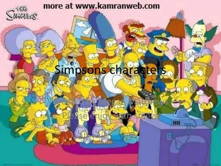 PPT - Simpsons characters PowerPoint Presentation, free download - ID ...