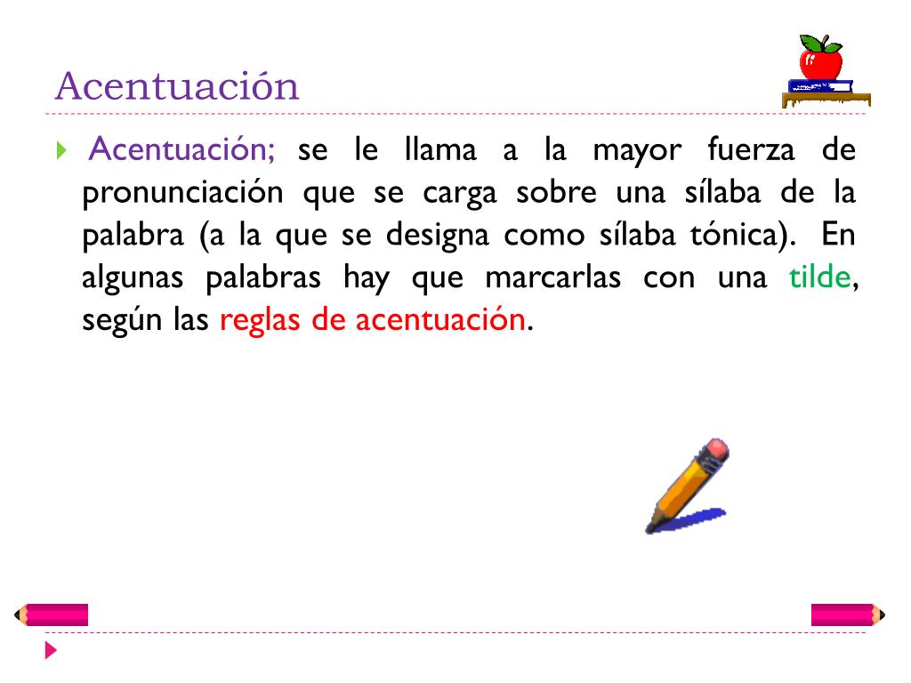 PPT - Reglas de Acentuación Creado para la Clase tedu220 Prof. Nancy ...