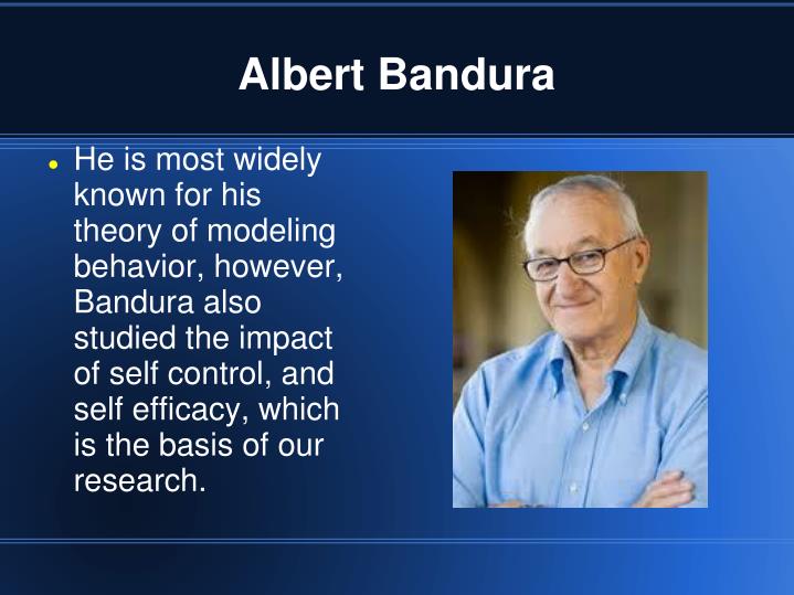 PPT - Albert Bandura PowerPoint Presentation - ID:2491712