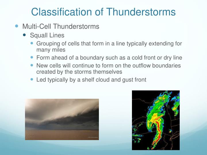 PPT - Overview: Different Types of Thunderstorms PowerPoint ...