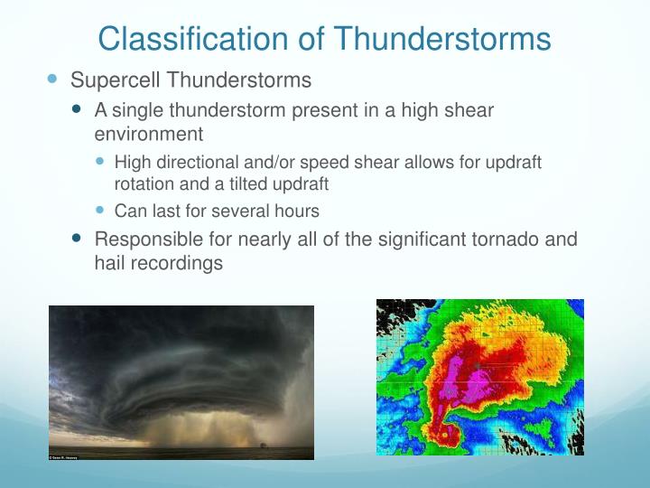 PPT - Overview: Different Types of Thunderstorms PowerPoint ...