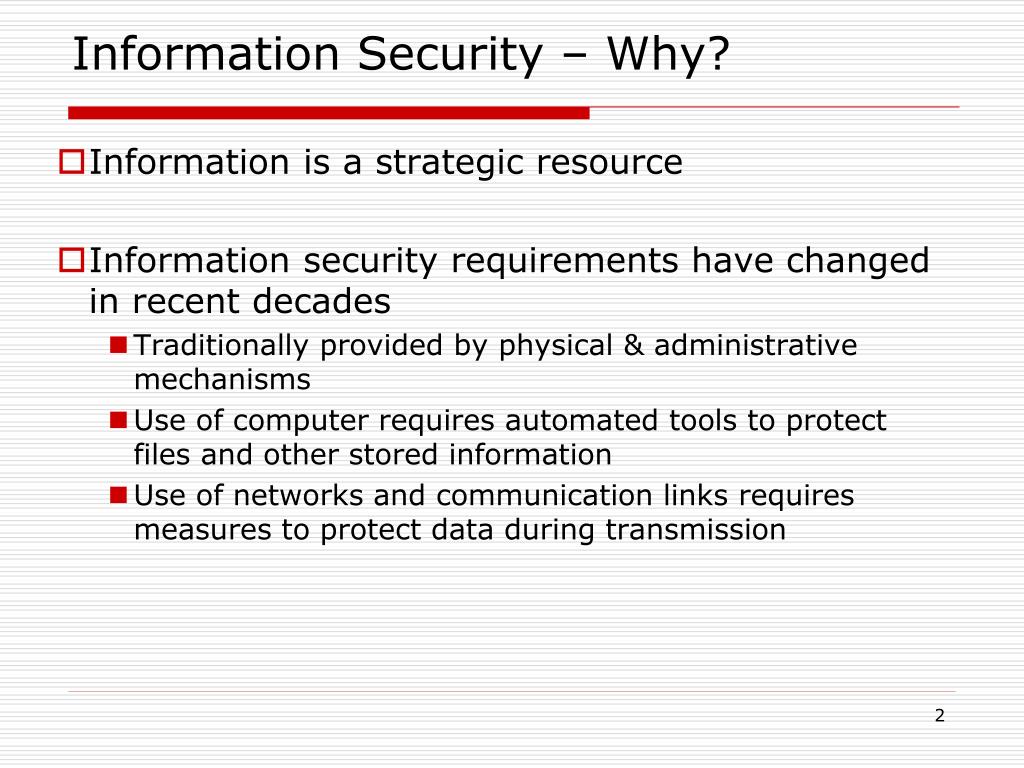 PPT - Enhancing Information Security: Understanding Attacks, Services ...