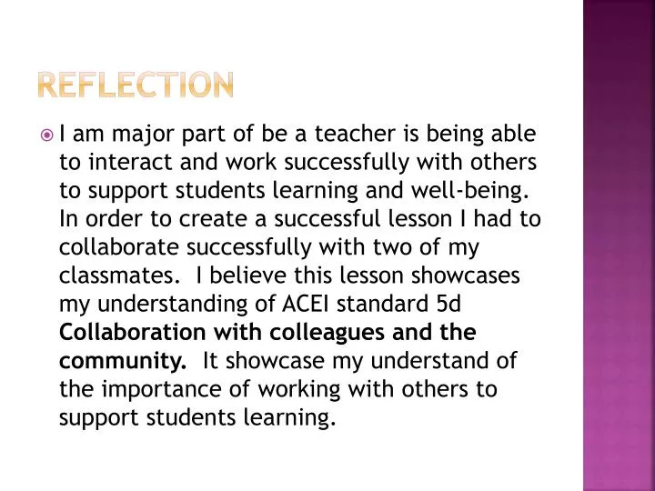 PPT - Reflection PowerPoint Presentation, free download - ID:2491955