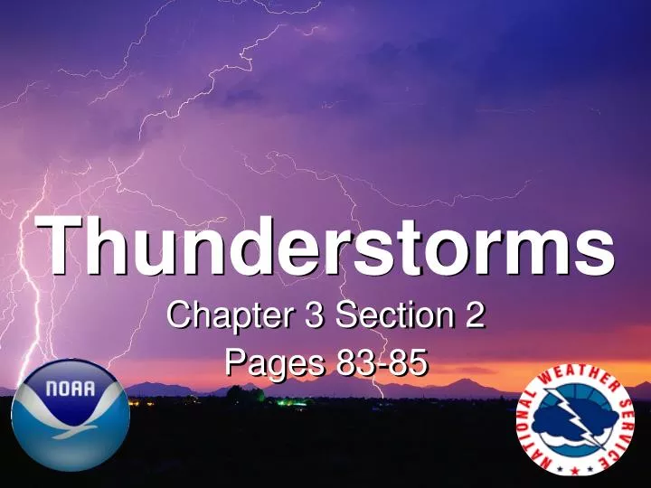 PPT - Thunderstorms PowerPoint Presentation, free download - ID:2492106
