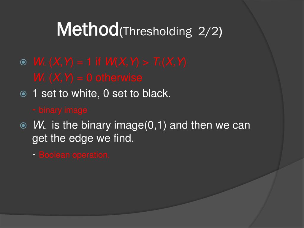 Ppt Local Threshold And Boolean Function Based Edge Detection Powerpoint Presentation Id2492916