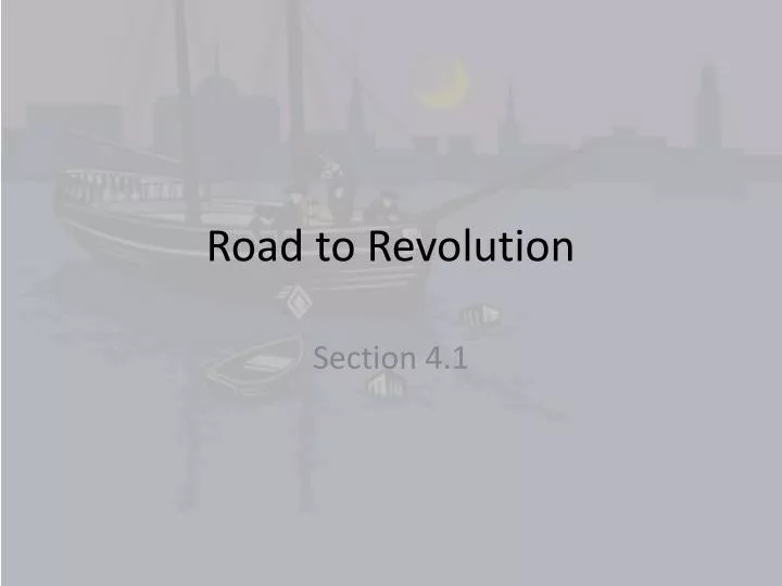 PPT - Road to Revolution PowerPoint Presentation, free download - ID ...