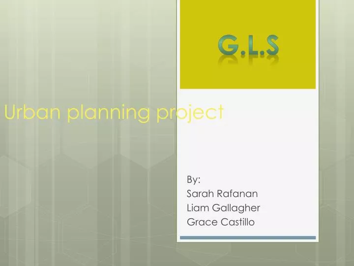 PPT - Urban planning project PowerPoint Presentation, free download ...