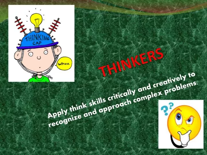 PPT - THINKERS PowerPoint Presentation, free download - ID:2493358