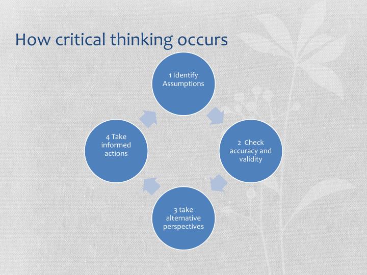 PPT - Critical Thinking PowerPoint Presentation - ID:2493406
