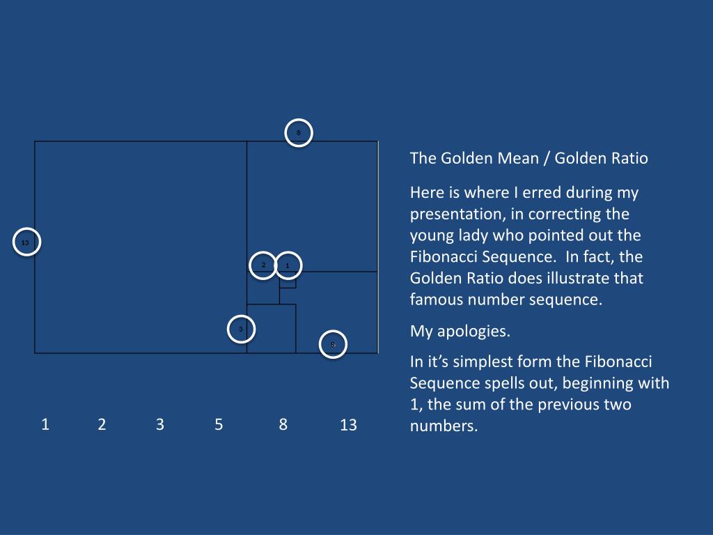 PPT - Rule of Thirds ≠ Golden Ratio or Golden Mean PowerPoint ...