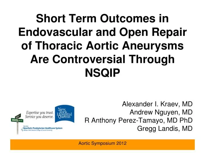 PPT - Alexander I. Kraev , MD Andrew Nguyen, MD R Anthony Perez-Tamayo ...