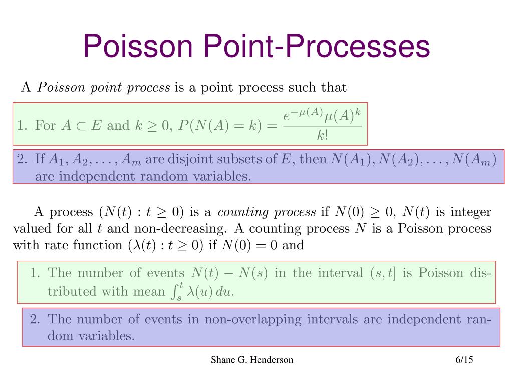 Ppt Poisson Processes Powerpoint Presentation Free Download Id 2493840