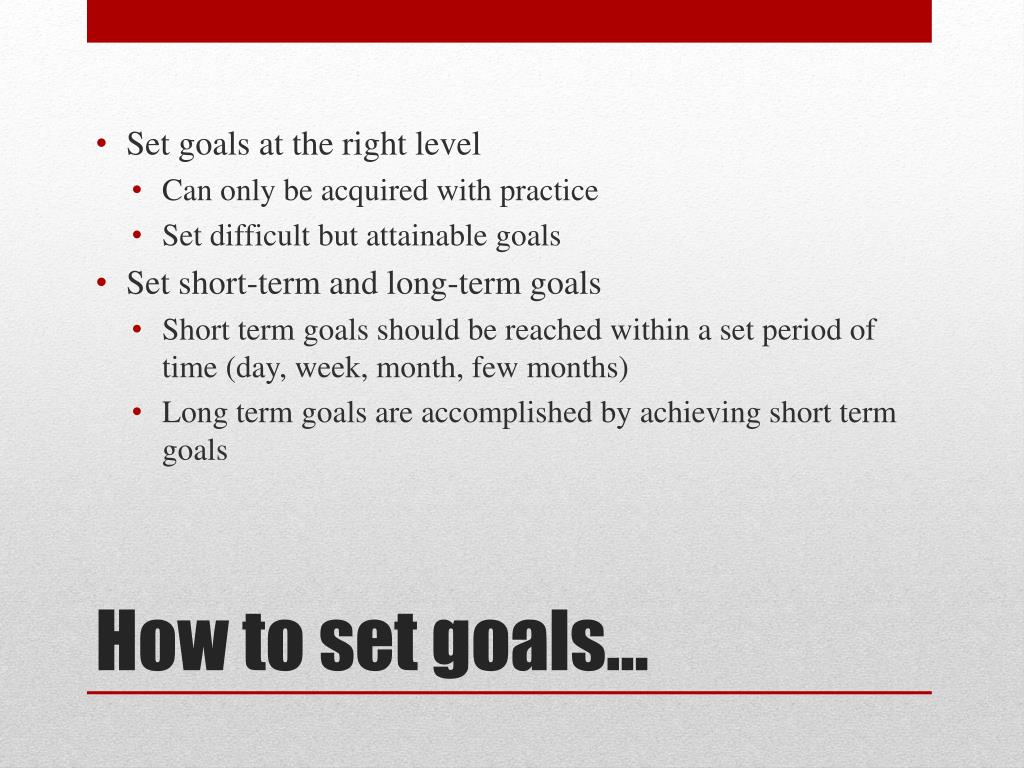 PPT - Ch. 10 Sports Psychology PowerPoint Presentation, free download ...