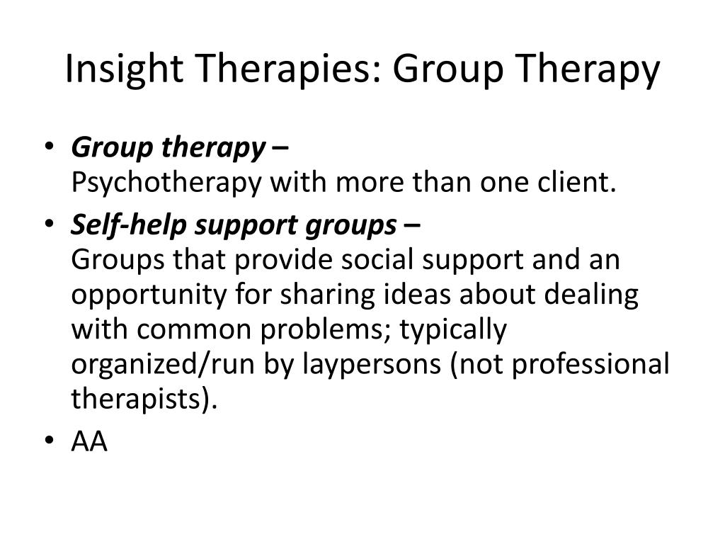 PPT - Therapies for Psychological Disorders PowerPoint Presentation ...