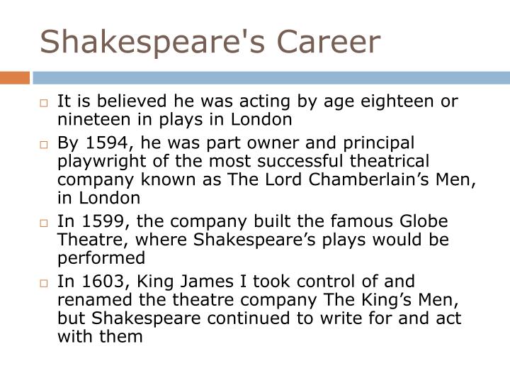 PPT - William Shakespeare and The Globe Theater PowerPoint Presentation ...