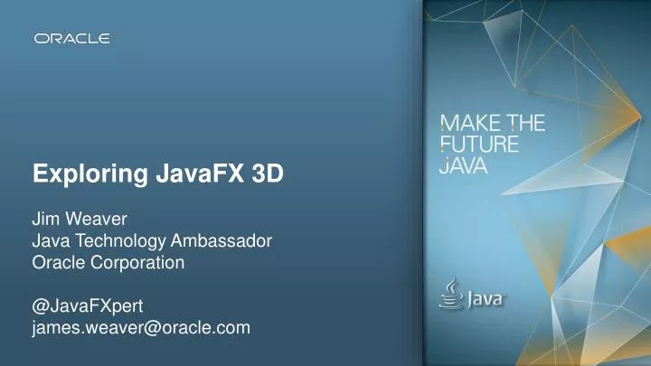 Ppt Exploring Javafx 3d Powerpoint Presentation Free Download Id2494850 