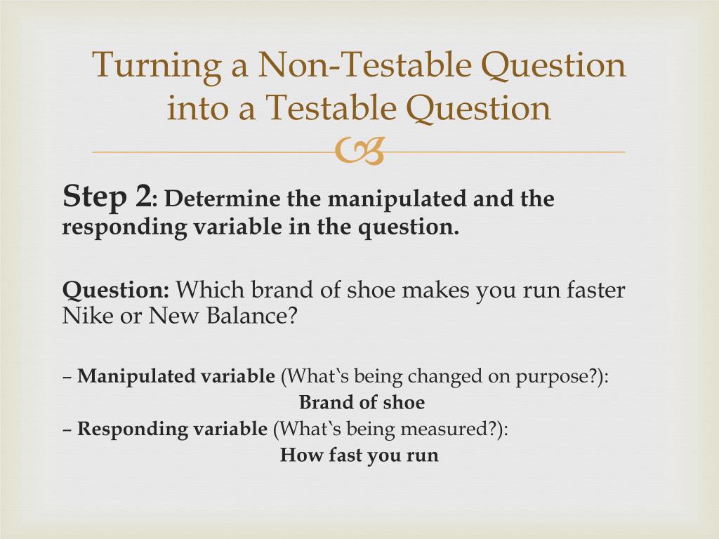 PPT - How to Write Testable Questions PowerPoint Presentation, free ... PPT - How to Write Testable Questions PowerPoint Presentation, free ...