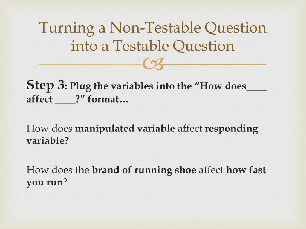 PPT - How to Write Testable Questions PowerPoint Presentation, free ... PPT - How to Write Testable Questions PowerPoint Presentation, free ...
