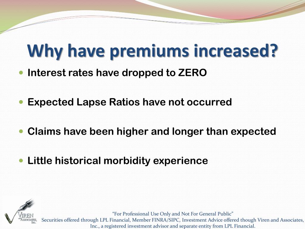 PPT - The Death of Long Term Care Insurance – What Do We Do Now ...