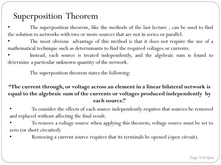 PPT - Superposition Theorem, Thevenin’s Theorem PowerPoint Presentation ...