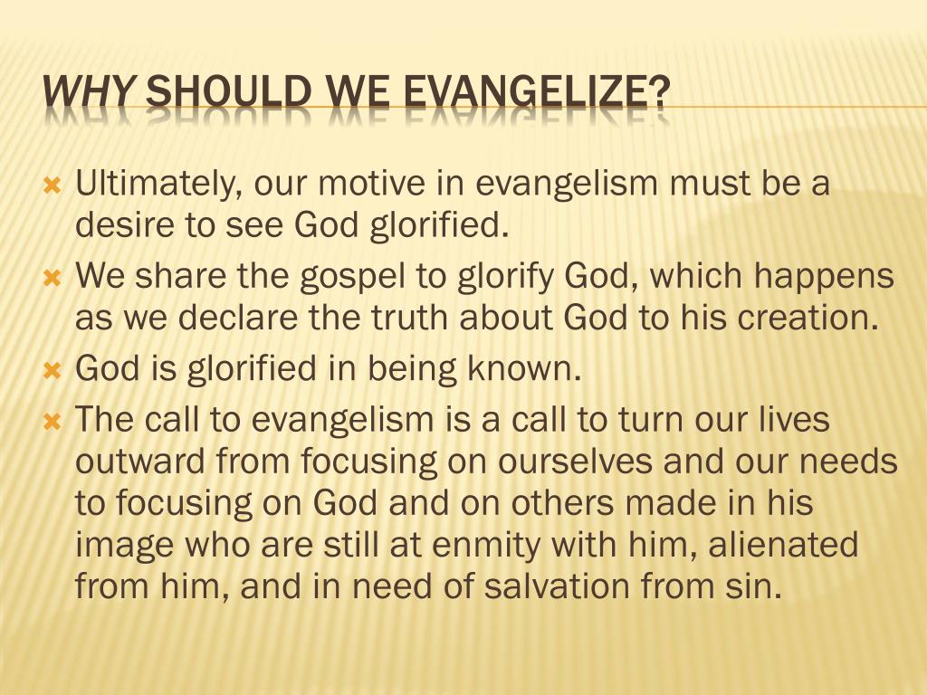 PPT - The gospel and personal evangelism PowerPoint Presentation, free ...