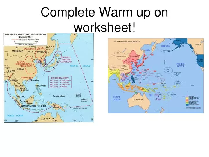 PPT - Complete Warm up on worksheet! PowerPoint Presentation, free ...