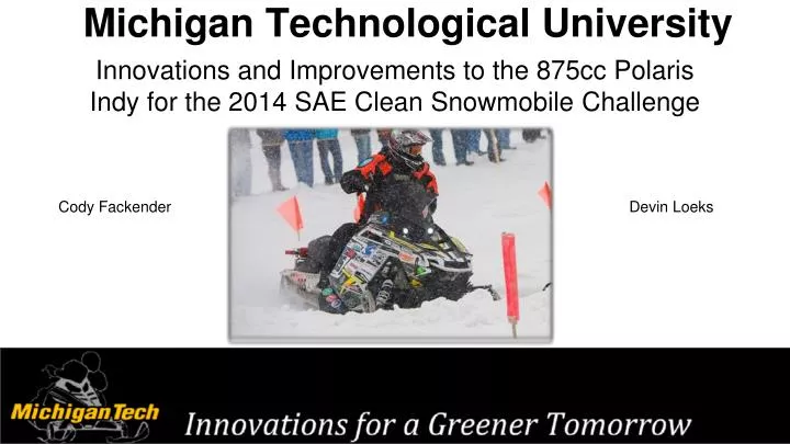 PPT - Michigan Technological University PowerPoint Presentation, free ...