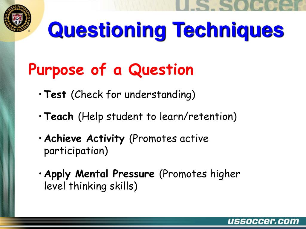 PPT - Questioning Techniques PowerPoint Presentation, free download ... PPT - Questioning Techniques PowerPoint Presentation, free download ...