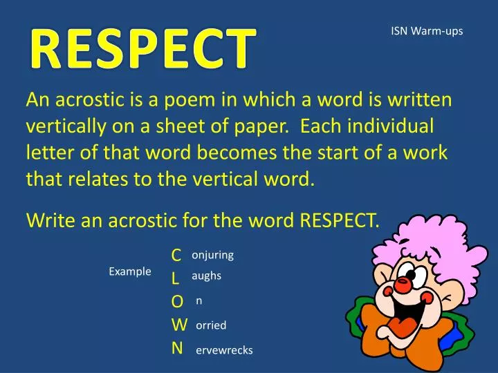 PPT - RESPECT PowerPoint Presentation, free download - ID:2497789