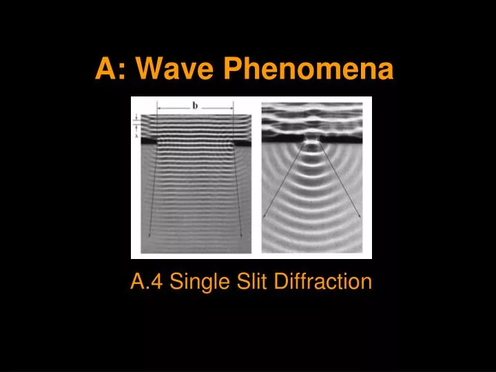 PPT - A: Wave Phenomena PowerPoint Presentation, free download - ID:2498283