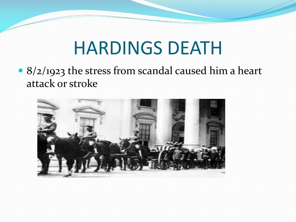 PPT - PRESIDENT HARDING REPUBLICAN PowerPoint Presentation, free ...