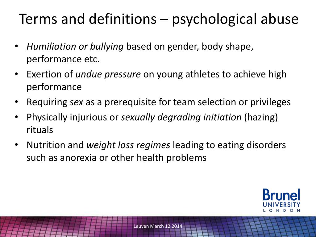 PPT - Integrity in sport: Sexual abuse - research and prevention ...