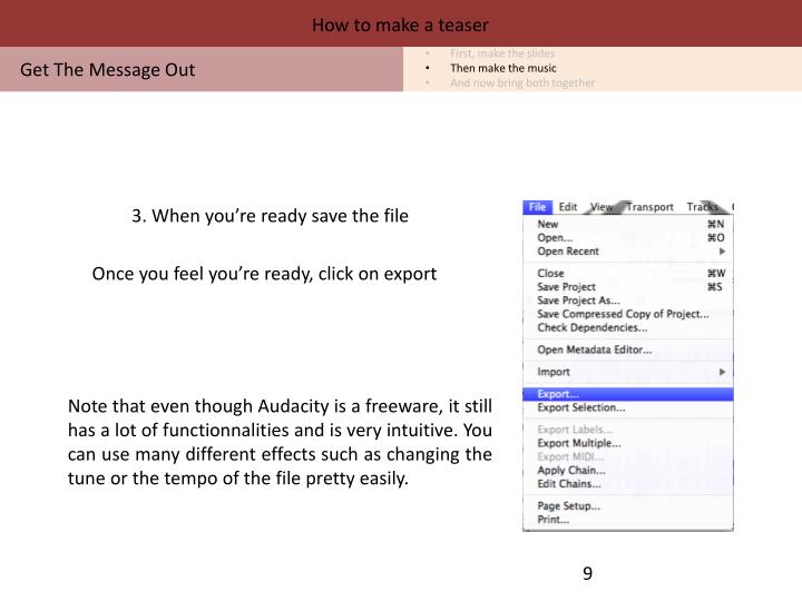 PPT - How to make a teaser PowerPoint Presentation - ID:2498788